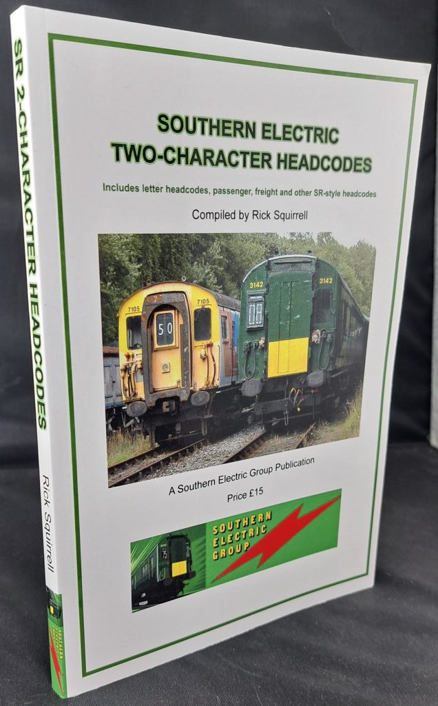 SR TWO-CHARACTER HEADCODES – Southern Electric Group